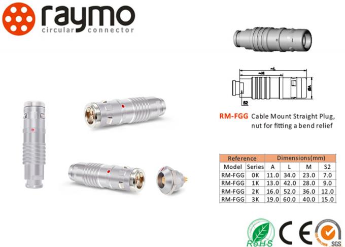 Metal Quick Release Electrical Connectors Water Resistant FGG ECG CABLE ...